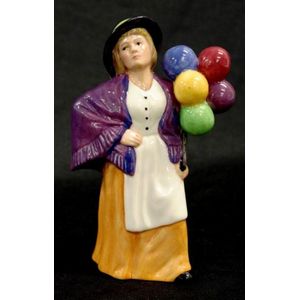 Royal Doulton Balloon Lady Miniature Figure - Royal Doulton - Ceramics