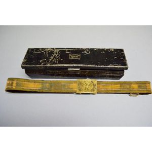 Union Officer Belt with High-Quality Brass Buckle and Case - Uniforms ...