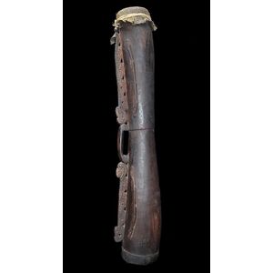 New Guinea tribal artefacts, drums - price guide and values