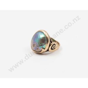 Modern Paua Pearl Ring by Gavan Riley - Pendants/Lockets - Jewellery