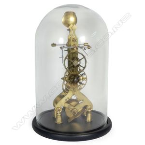Antique clock under glass dome clock - price guide and values