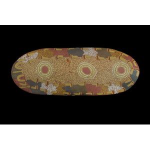 Australian Aboriginal artefacts: coolamon (carrying basket) - price ...