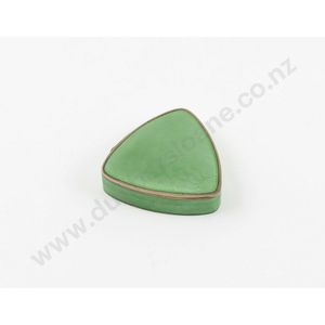 Art Deco Silver & Green Enamel Triangular Pill Box - Boxes, Jewellery ...