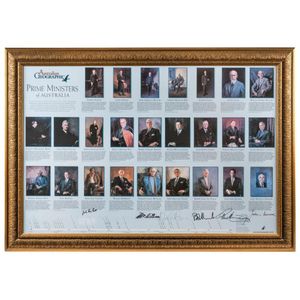Memorabilia relating to Australian Prime Ministers - price guide and values