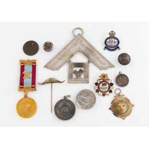 Masonic and Military Collectibles Lot - Medals, Badges, Insignia ...