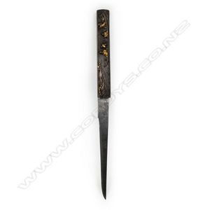 18th Century Japanese Kogatana Knife with Signed Tamahagne Blade ...