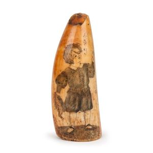 Scrimshaw whale's teeth, ivory and bone - price guide and values