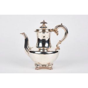 Regency Sterling Silver Coffee Pot, 1813 - Tea & Coffee Pots - Silver