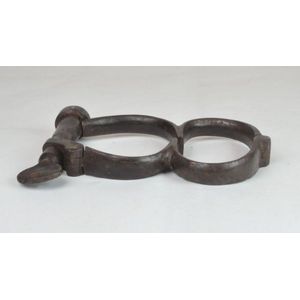 Convict handcuffs and manacles, Australian Colonial, Port Arthur ...