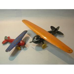 Wyandotte Monoplane Set - Two Colorful Vintage Planes - Planes ...