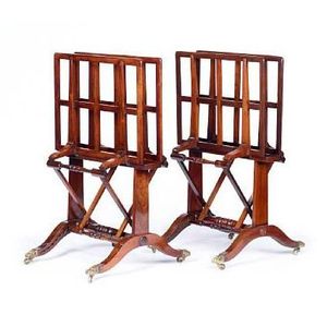 Regency Rosewood Folio Stands with Adjustable Sides - Racks, Rails and ...