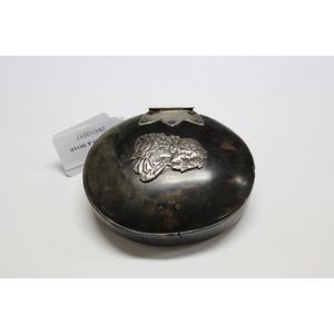 Antique Tortoise Shell Box with Silver Royal Busts - Boxes, Jewellery ...