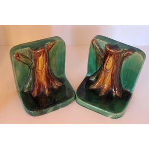 McHugh Oak Tree Bookends - McHugh - Ceramics