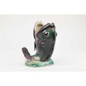 Wembley Ware Lustre Glazed Fish Vase, 17 cm High - Wembley - Ceramics