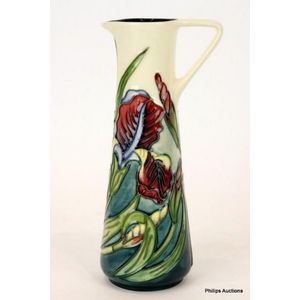Moorcroft 'Iris' Jug by Rachel Bishop, 1996, Collectors Club ...