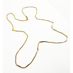 22ct Small Link Gold Chain, 68cm Length, 12.6g Weight - Necklace/Chain ...