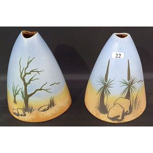 Ceramics by Australian potter David & Sue Rivett - price guide and values