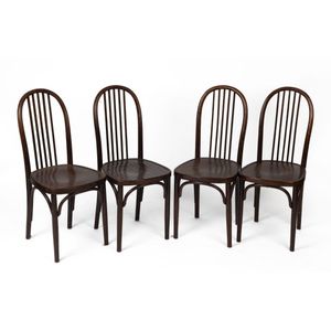 Set of Four Continental Bentwood Windsor Chairs, 20th Century - Seating ...