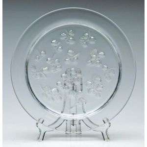Lalique 20 cm Year Plate - French - Glass