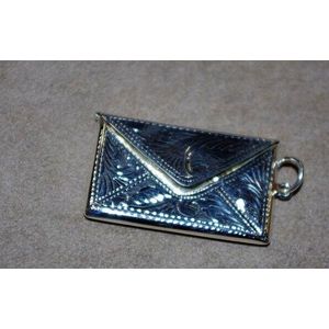 Engraved 925 Silver Stamp Case - Stamp cases - Sundries