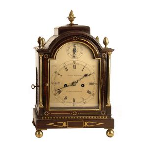 George III Mahogany Bracket Clock by John Wilson - Clocks - Bracket ...