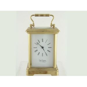 French Brass Carriage Clock by Du Chateau - Clocks - Carriage ...