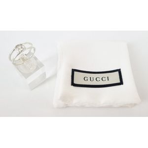Silver Gucci Ring, Size R-S, 2.7g Weight - Rings - Jewellery