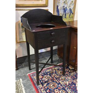 Colonial Cedar Wash Stand with Fitted Drawer and Gallery - Washstands ...