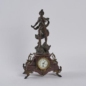 Antique figural clock - price guide and values