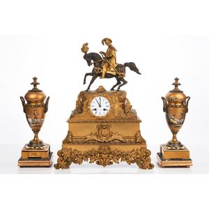 Antique figural clock - price guide and values