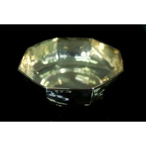 Italian 800 Silver Octagonal Bowl (22 cm, 334g) - Bowls, Comports and ...