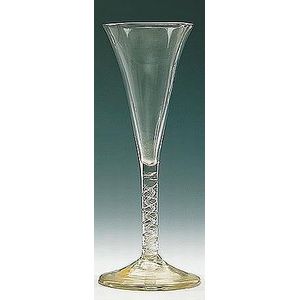 1755 Glass Toasting Cup - British - Georgian - Glass