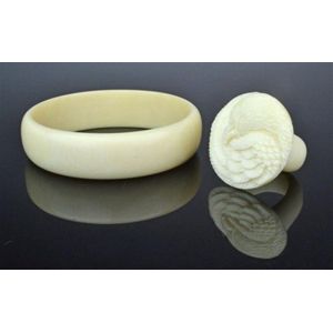 Vintage ivory only and ivory with silver bangles - price guide and values
