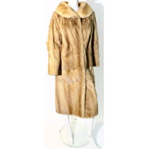 Full Length Mink Shawl Collar Coat by Emba American - Clothing - Women ...