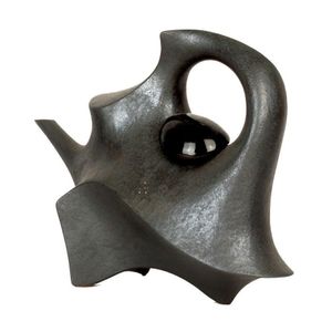 Abstract Black Terracotta Teapot by Rick Rudd - New Zealand Potters ...