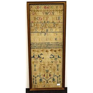 Antique and vintage samplers - price guide and values