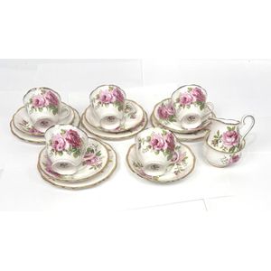 Royal Albert Ltd. (England) teasets - price guide and values