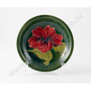 Limited Edition Moorcroft Hibiscus Plate 15/90 - Moorcroft - Ceramics