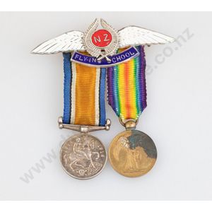 Watts Flying School Brooch with War and Victory Miniatures - Brooches ...