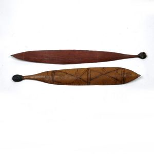 Australian Aboriginal artefacts: woomeras (spear thrower) - price guide ...