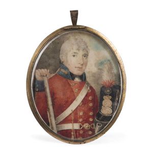 Georgian Officer Portrait, 82nd Regiment - Miniatures & Silhouettes ...