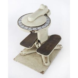 Antique Brass Bathroom Scales, Late 19th Century - Scales - Household ...