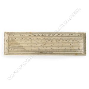 Antique Elliot Bros. Ivory Protractor with Engraved Scales - Writing ...