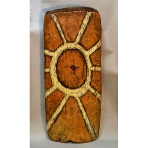 Wahgi Valley Fighting Shield - New Guinean - Tribal