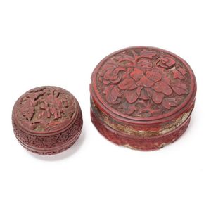 Chinese cinnabar boxes - price guide and values