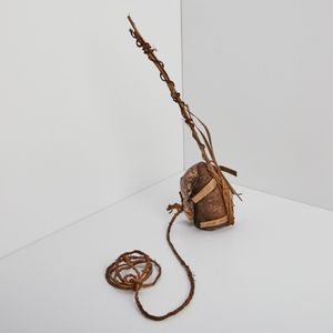 Tongan Octopus Lure: Stone Sinker with Shell Flashings - S/E Asia ...