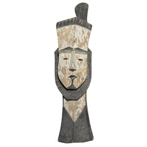 Mortlock Island Mask Sculpture: Early 20th Century Caroline Islands ...