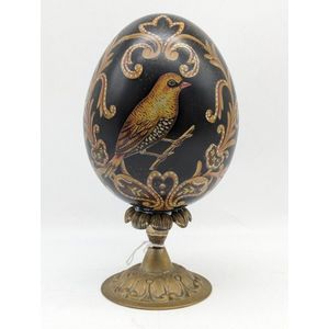 Carved and mounted emu eggs - price guide and values