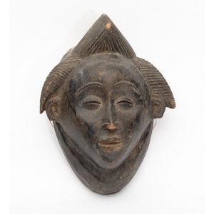 Punu Mask from Gabon - African - Tribal