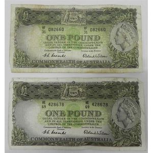Collectable Australian bank notes - price guide and values